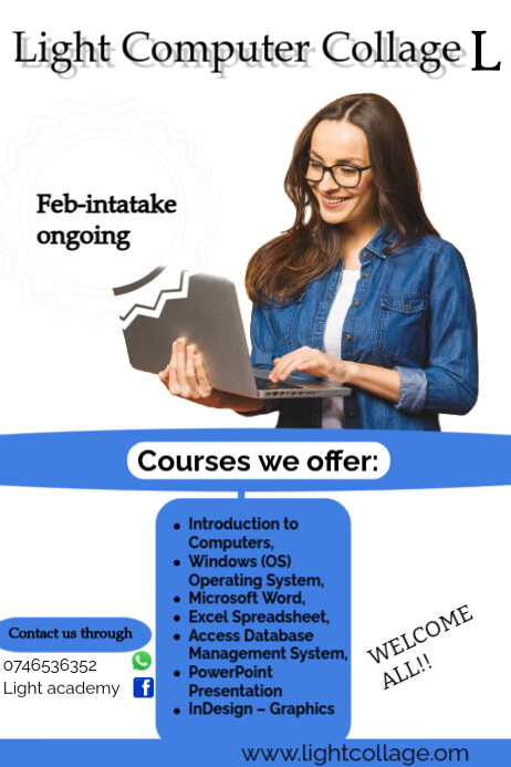 Copy of White Collage Educationa Poster | PosterMyWall