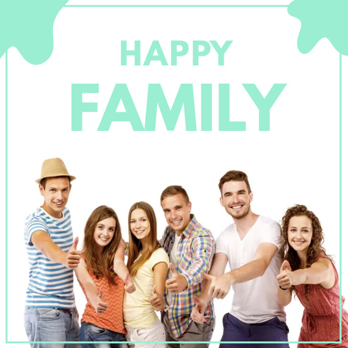 Modèle White Collage Happy Family Instagram Post | PosterMyWall