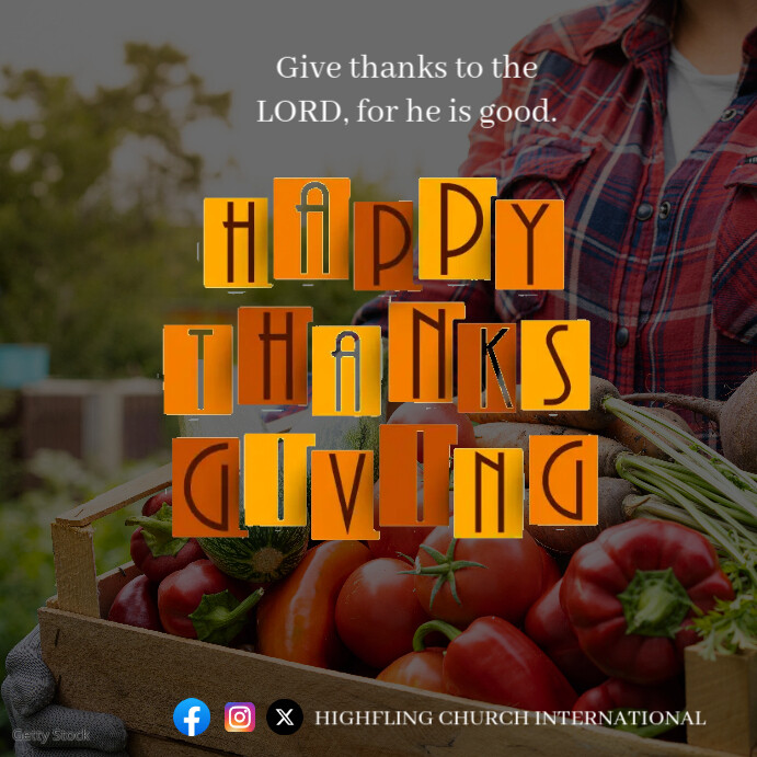 Copy of White Collage Happy Thanksgiving Church Flyer Designs Instagram ...