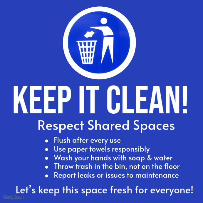 Copy of White Collage Keep It Clean! Instagram Post | PosterMyWall