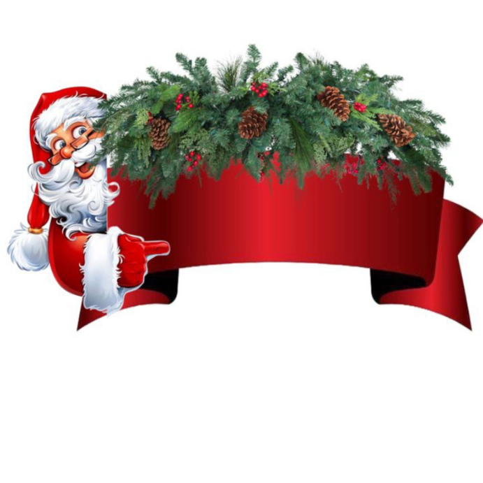 White Collage Santa Festive Banner Instagram Post Template | PosterMyWall