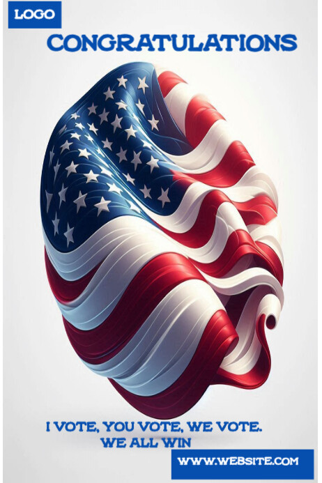 Copy of White Collage U.s Congratulations Poster | PosterMyWall