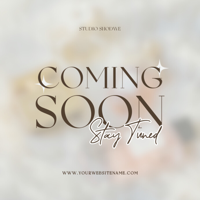 White Coming Soon Instagram Post Template | PosterMyWall