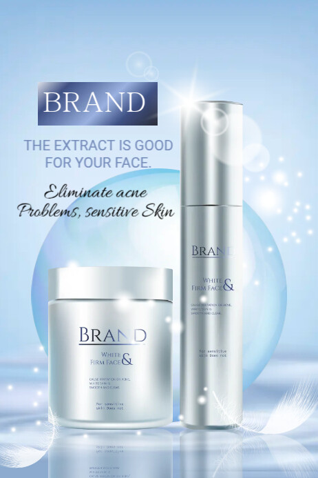 White Cream Ads Template | PosterMyWall