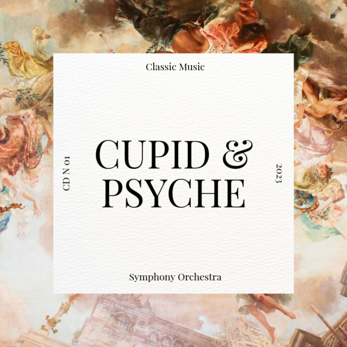 Copy of White Cupid & Psyche Album Cover | PosterMyWall