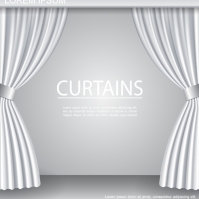Red curtain drape poster design template | PosterMyWall
