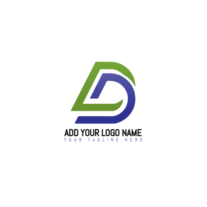 White D Logo/brand/business/identity/icon/simple/symbol/typography ...