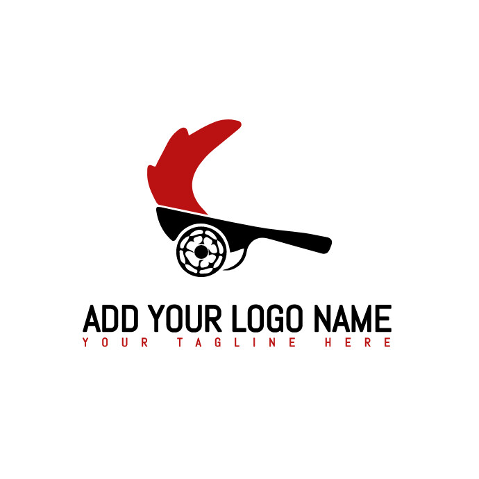 White Delivery Logo/catering/food/restaurant Template | PosterMyWall