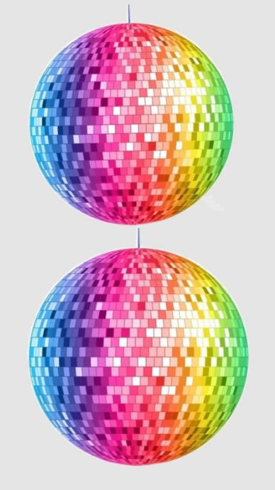 White Disco Ball Instagram Story Template | PosterMyWall