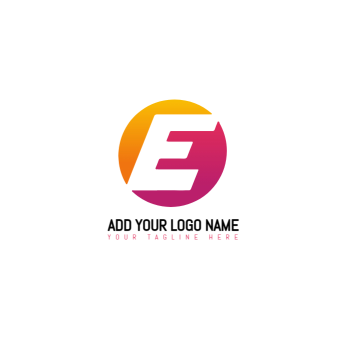 White E Logo/brand/business/icon/symbol/unique/identity/monogram ...