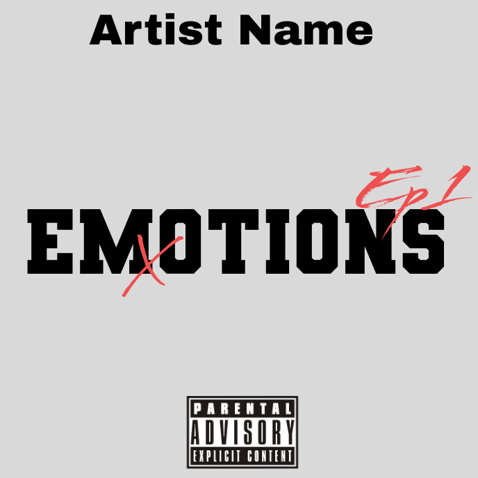 Plantilla de White Emotions Album Cover | PosterMyWall