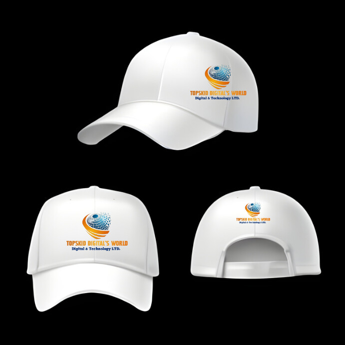 White face cap mockup Template | PosterMyWall