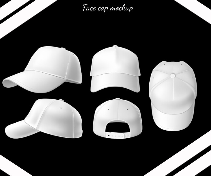 Modèle White face cap mockup HD | PosterMyWall