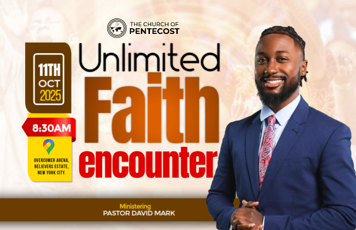 White Faith Event Tabloid Template | PosterMyWall