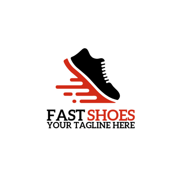 White Fast Shoes/fashion/business/brand/shoe Template | PosterMyWall