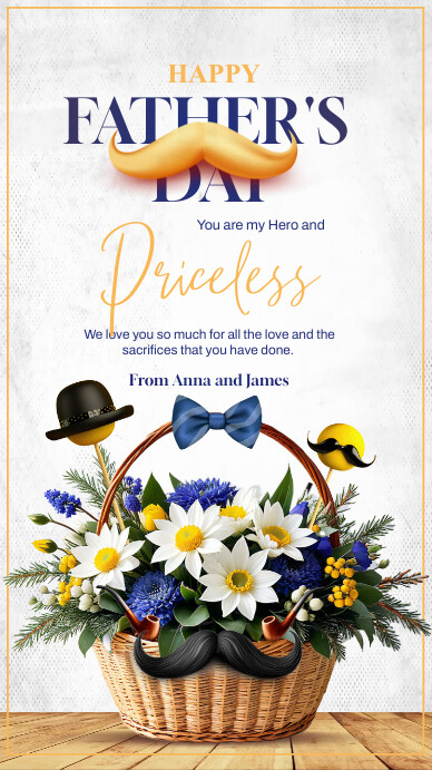 Copy of White Fathers Day Brunch Instagram Story | PosterMyWall