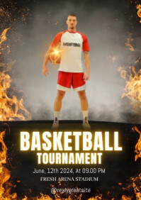 basketball tournament template | PosterMyWall
