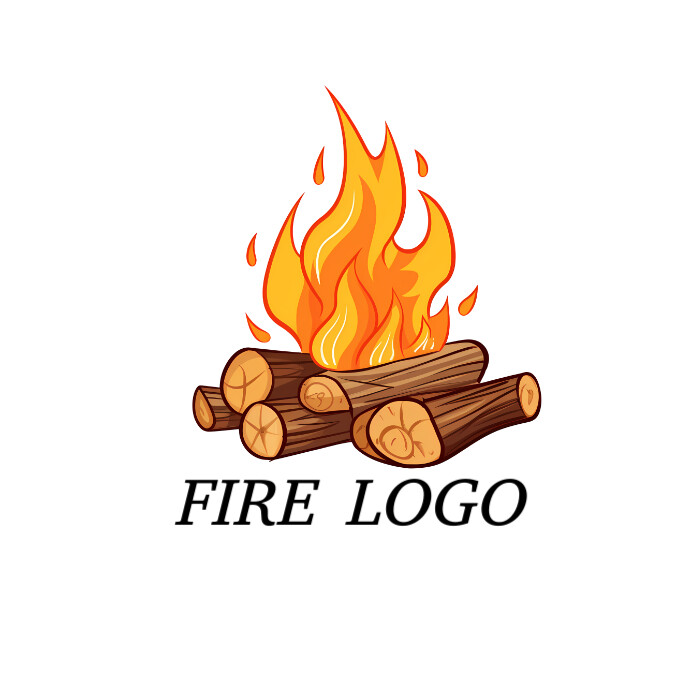 Plantilla de White Fire-company-business-flame Logo | PosterMyWall