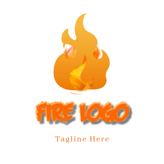 Modèle White Fire Logo Logo | PosterMyWall