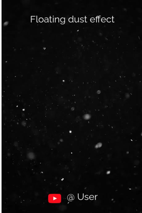 White Floating Dust Effect Poster Template | PosterMyWall