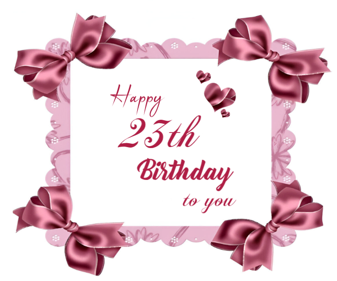 Plantilla de White Floral Birthday Celebration Medium Rectangle ...