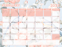 February 2025 Calendar Template | PosterMyWall