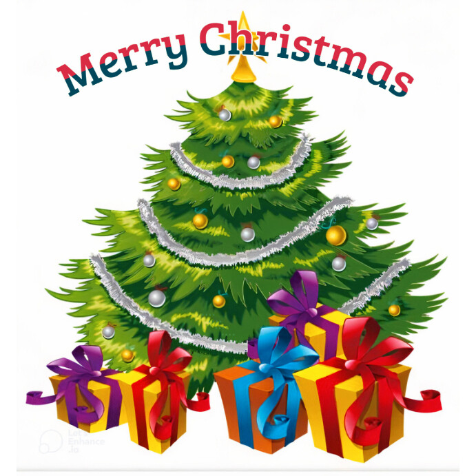 Plantilla de White Floral Christmas Tree Instagram Post | PosterMyWall