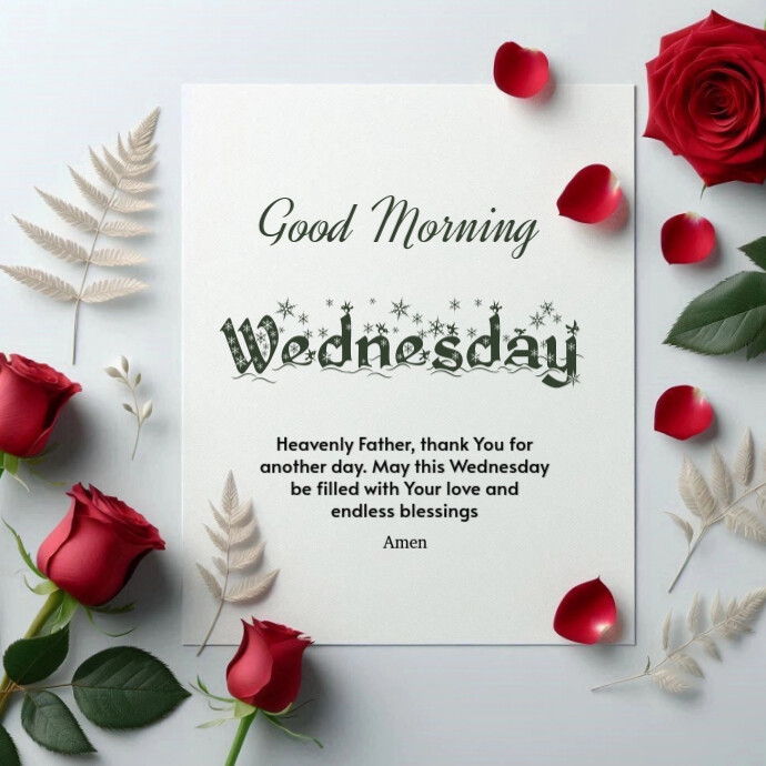 Copy of White Floral Good Morning Logo | PosterMyWall