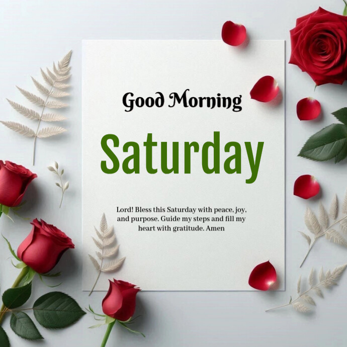 Copy of White Floral Good Morning Logo | PosterMyWall