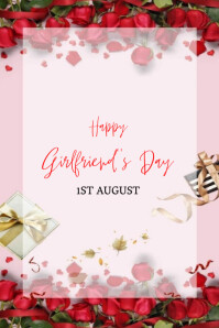 Happy Girlfriend's Day Poster Template | PosterMyWall