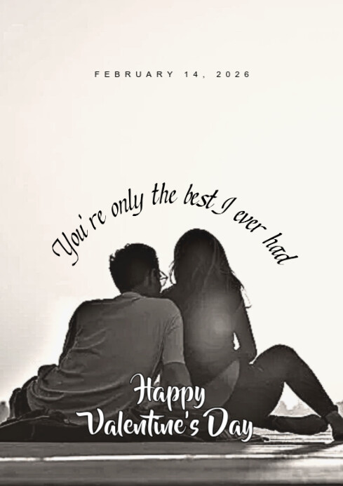 White Floral Happy Love Album Covers A4 Template | PosterMyWall