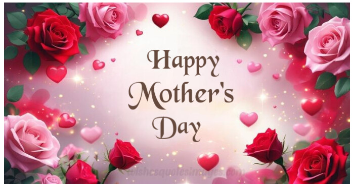 White Floral Happy Mother's Day Facebook Shared Image Template ...