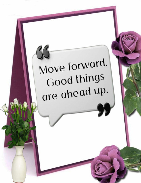Copy of White Floral Motivational Advice Flyer (us Letter) | PosterMyWall