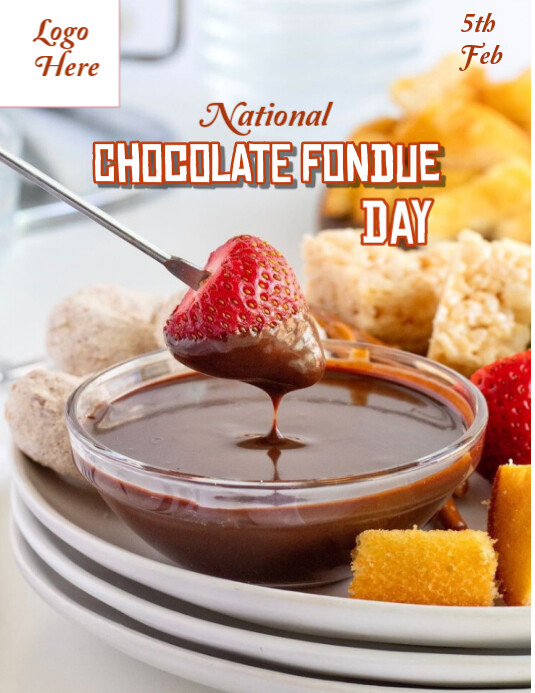 National Chocolate Fondue Day Vegan Chocolate Fondue