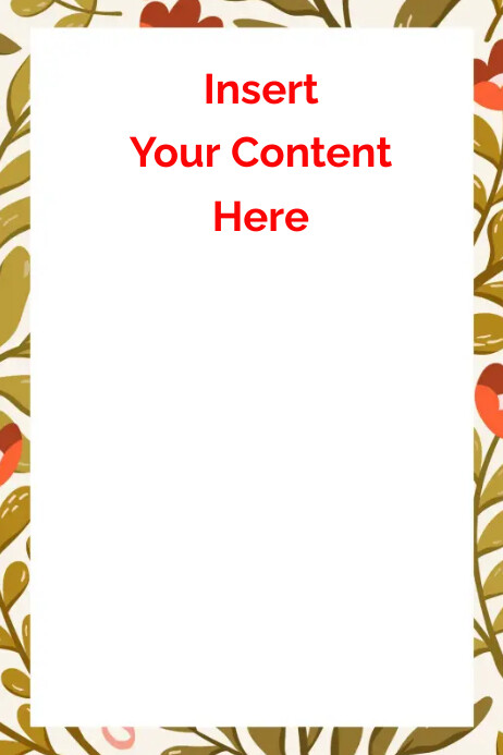 Blank Event Flyer Template Design | PosterMyWall