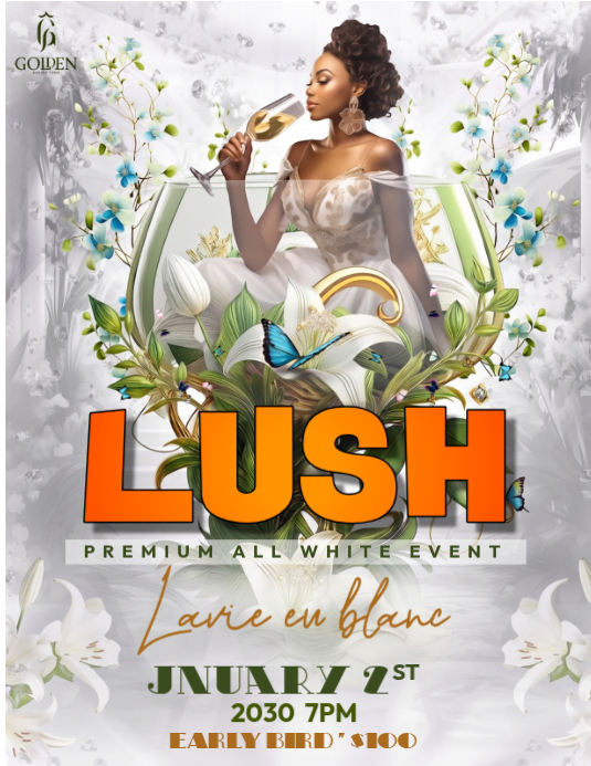 Plantilla de Premium All White Event | PosterMyWall