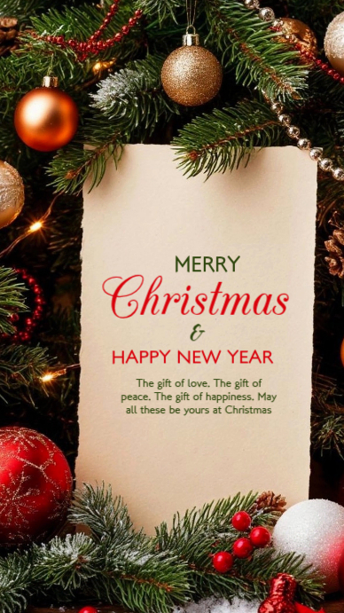 White Floral Season Greetings Whatsapp Status Template | PosterMyWall