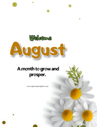 welcome august Template | PosterMyWall