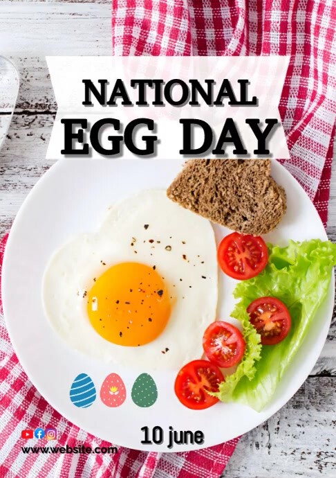 White Floral White Background Pastel National Template | PosterMyWall