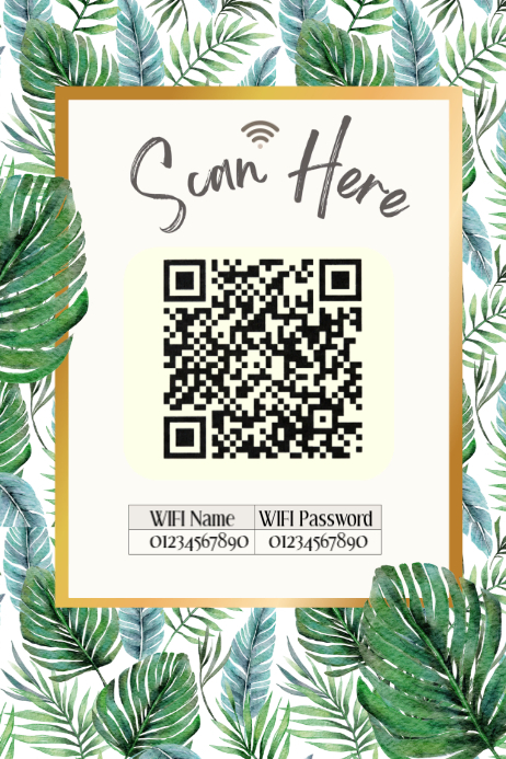 Wifi Access Poster Posters Template | PosterMyWall