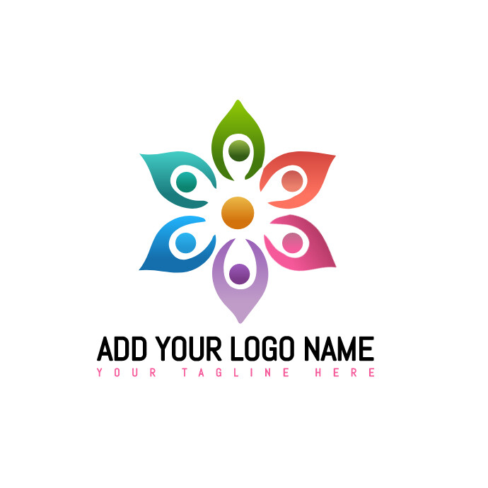 White Flower/icon/people/community/teamwork/ Template | PosterMyWall