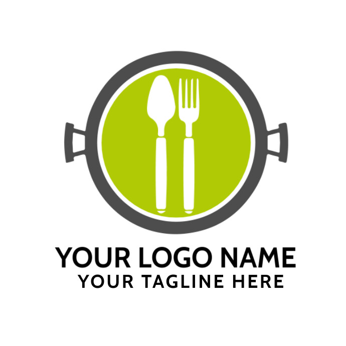 White Food Business Logo Template | PosterMyWall