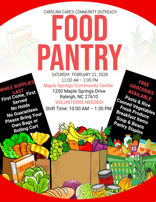 Modèle White Food Pantry Event Flyer | PosterMyWall