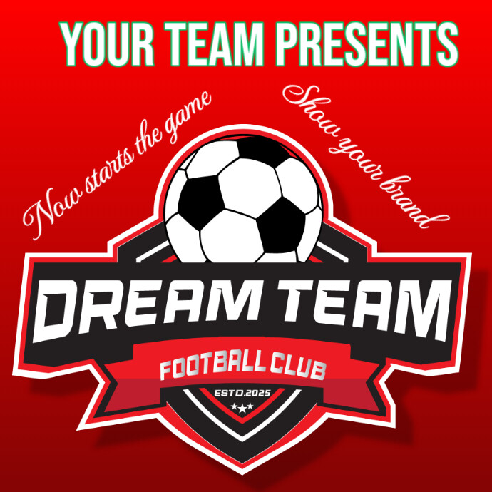 Copy of White Football Club Logo Logo | PosterMyWall