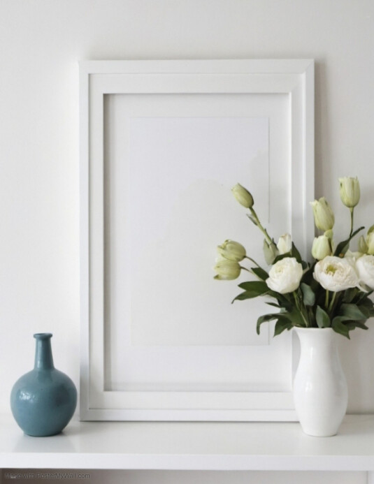 Copy of White Frame Template | PosterMyWall