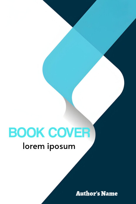 White Futuristic Book Cover Design Poster Template | PosterMyWall
