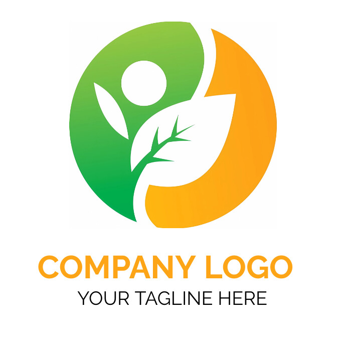 White Futuristic Eco Nature Symbol Logo Template | PosterMyWall