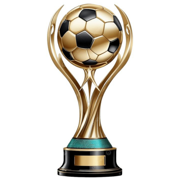 White Futuristic Elite Football Champion Trophy Instagram Post Template ...