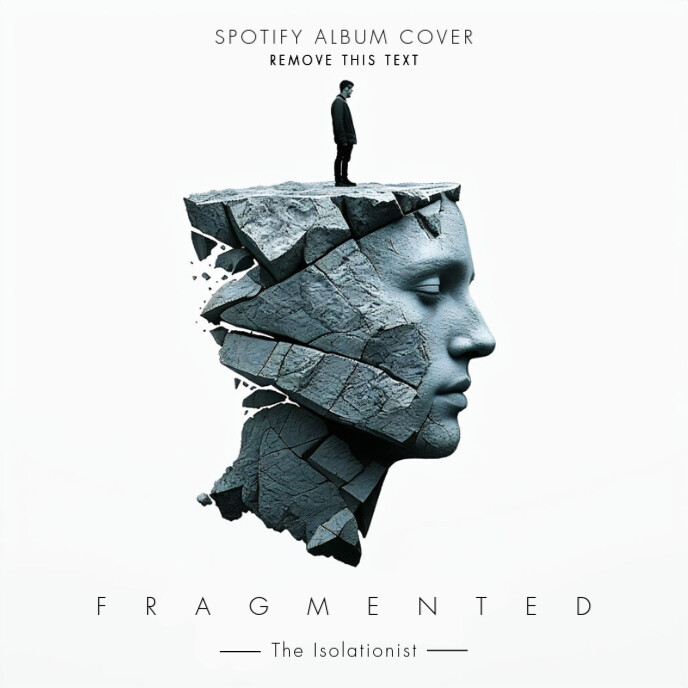 Copy of White Futuristic Fragmented Album Cover | PosterMyWall