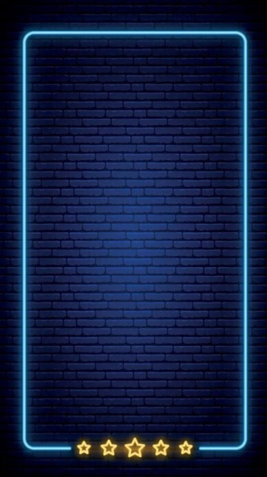 White Futuristic Neon Digital Display (9:16) Template | PosterMyWall